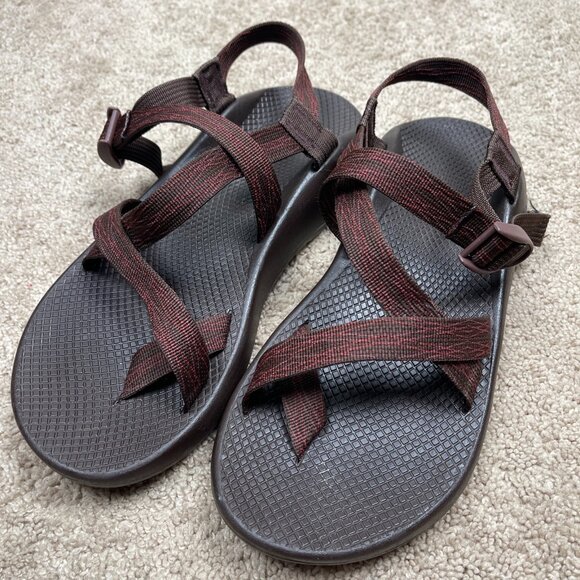 Chaco | Shoes | Chaco Z2 Classic Sandals Mens M Red Rust Hiking Outdoor ...
